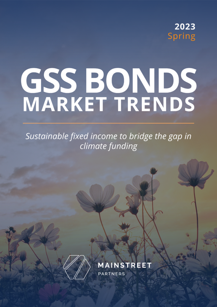 GSS Bonds Market Trends Report, Q1 2023 by MainStreet Partners